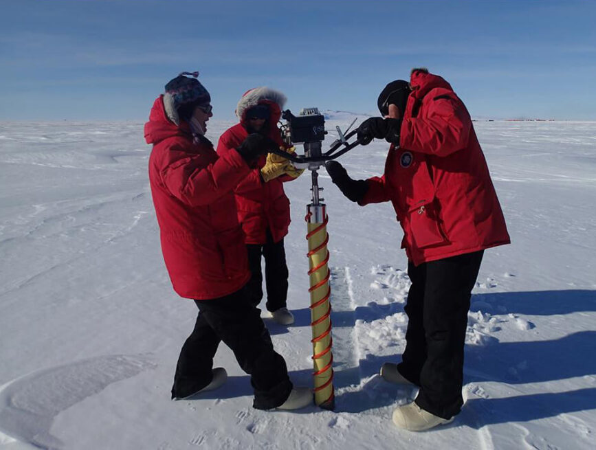 Ice Coring Photo Gallery - Kovacs Ice Drilling & Coring Equipment