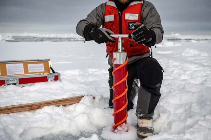 Ice Coring Photo Gallery - Kovacs Ice Drilling & Coring Equipment