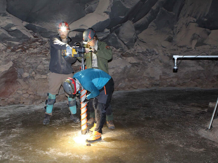 Ice Coring Photo Gallery - Kovacs Ice Drilling & Coring Equipment